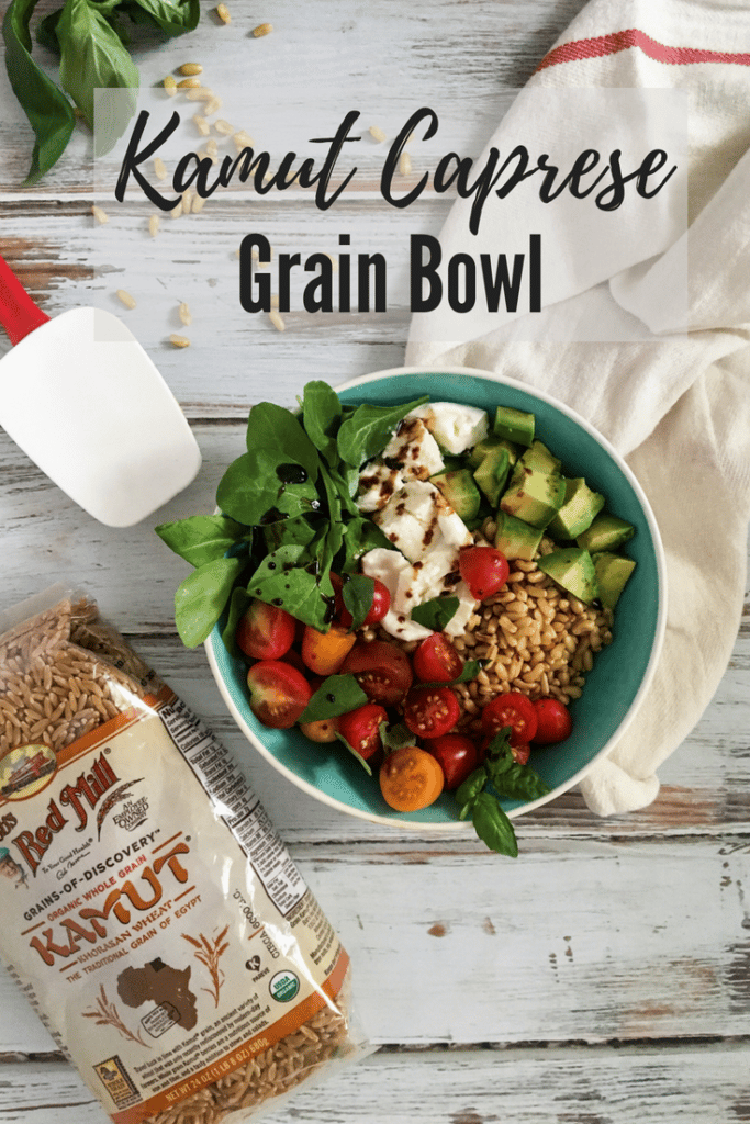 Simple Grain Bowl Recipe | Caprese Salad Bowl | Alissa Rumsey Nutrition