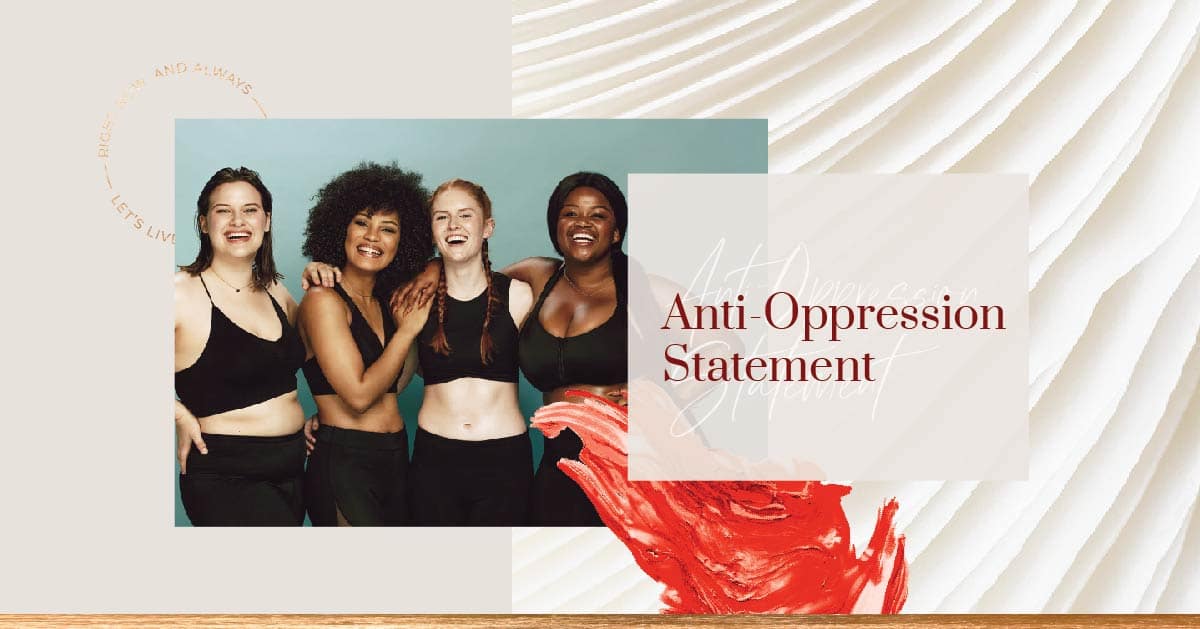 Anti-Oppression Statement Page - Alissa Rumsey
