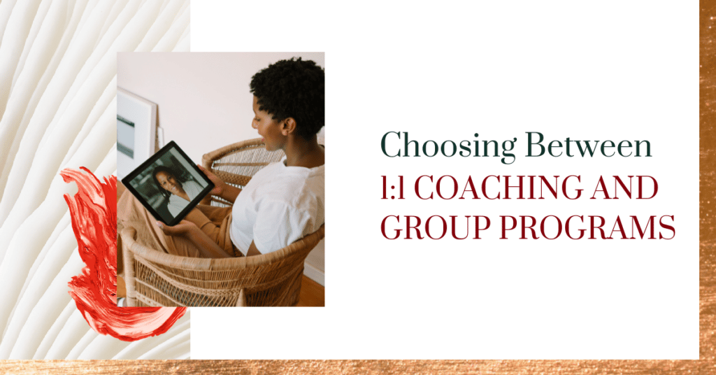 How to Choose Between Intuitive Eating Group Program or 1:1 Coaching