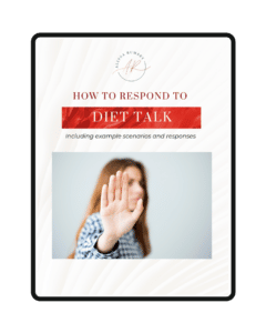 Resources for intuitive eating and body image healing