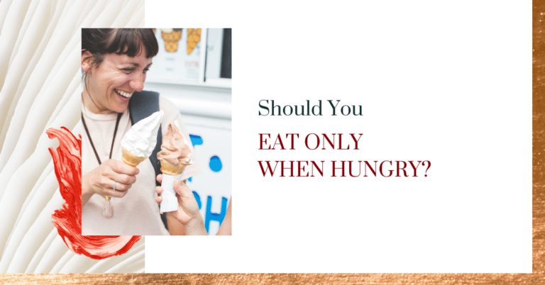 Should You Eat Only When Hungry? - Alissa Rumsey